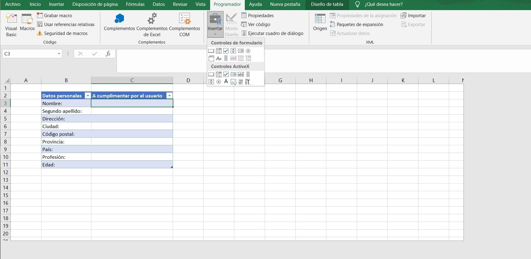 ¿Cómo Crear un Formulario en Excel? | Superprof